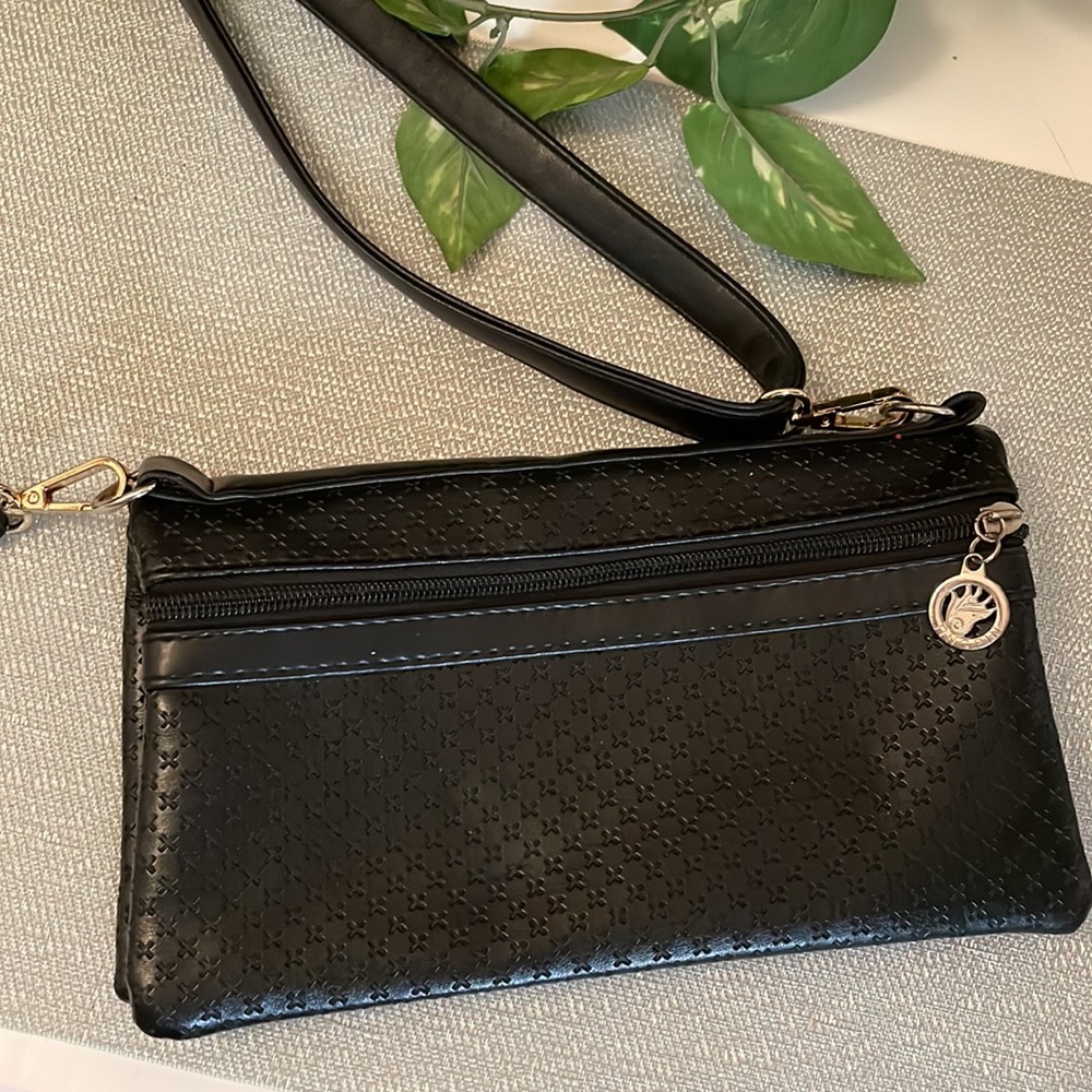 Jing Pin Black Crossbody - Gem